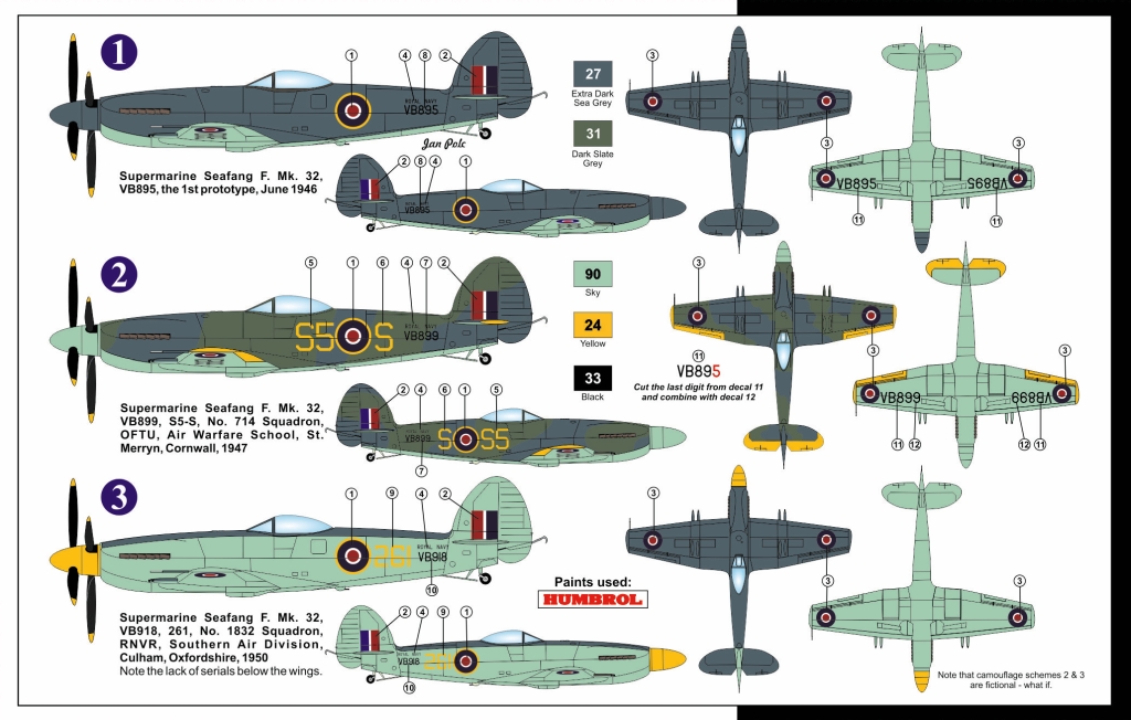 Seafang serials quandry - Work in Progress - Aircraft - Britmodeller.com